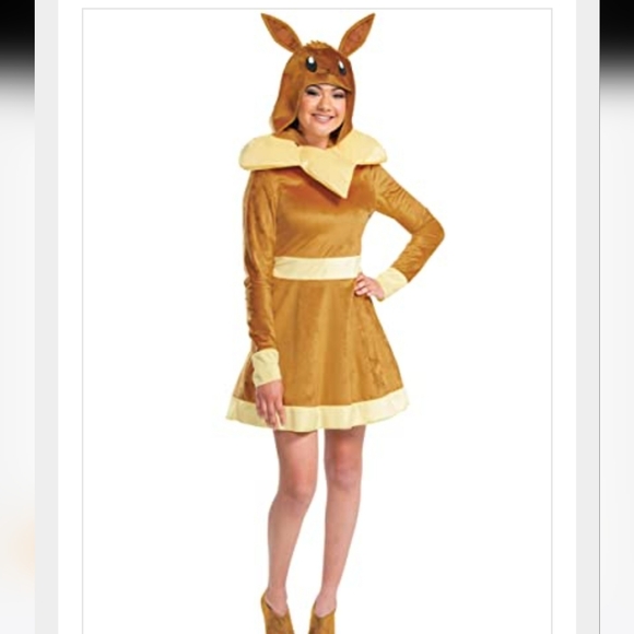 Pokemon | Other | Spirit Halloween Eevee Pokemon Deluxe Adult Costume ...